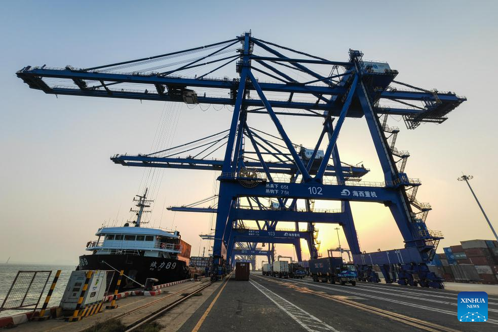 Annual container throughput of Yangpu port in Hainan up 9.2% year-on ...